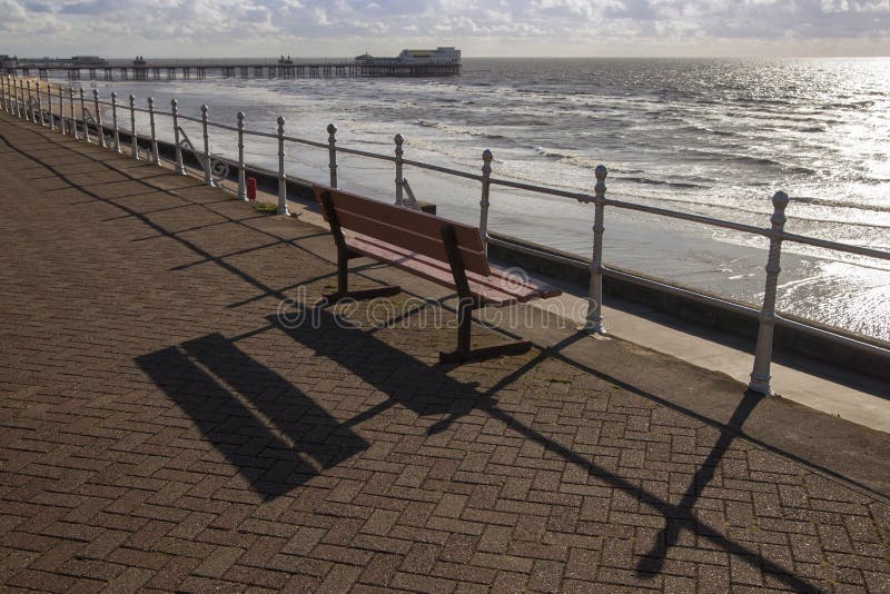 Seafront bench stock image. Image of quay, chair, blue - 29221239