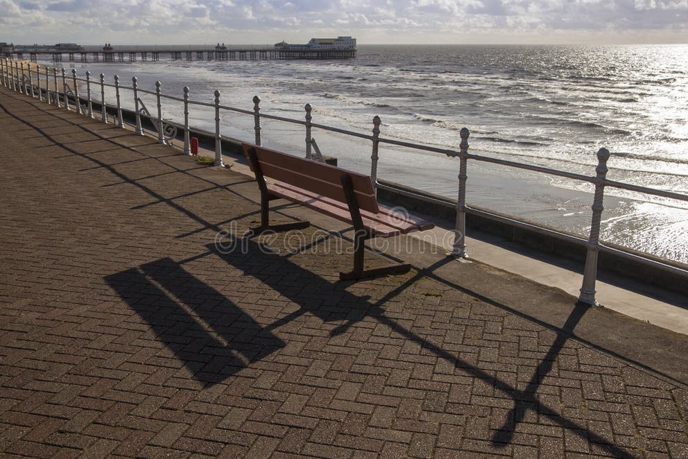 Seafront bench stock image. Image of quay, chair, blue - 29221239