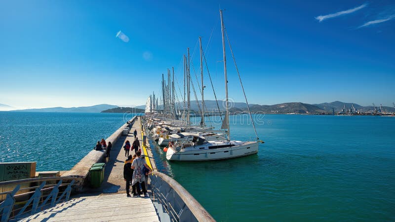 Volos is the Most Beautiful City in Greece Editorial Photo - Image of ...