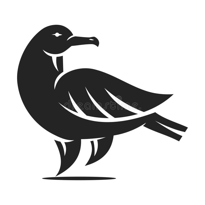 Seagull Logo Template Isolated. Brand Identity. Icon Abstract Vector ...