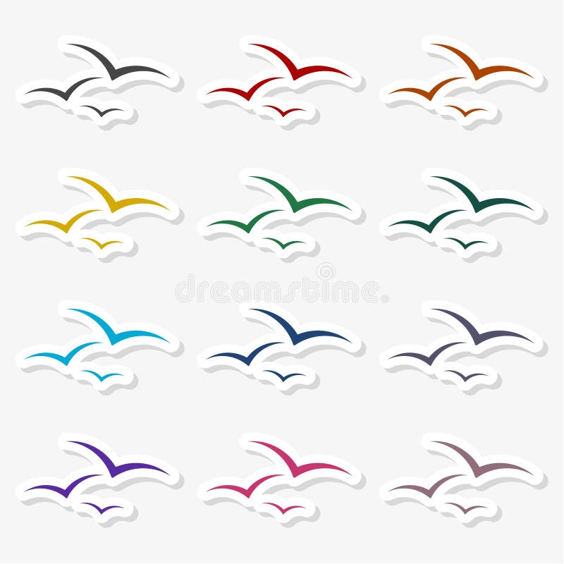 Seagull Vector Illustration Stock Vector - Illustration of black ... Seagull Vector Illustration Stock Vector - Illustration of black ...