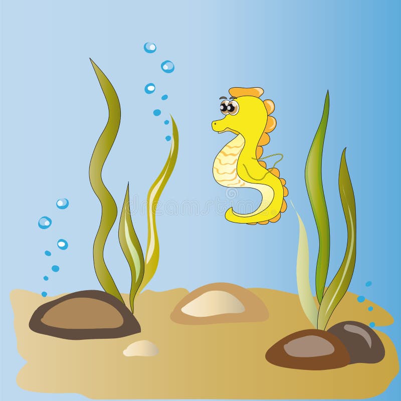 Seahorse Animation Stock Illustrations – 89 Seahorse Animation Stock ...