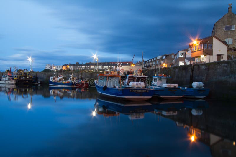 Harbour, Seahouses, England Editorial Stock Photo - Image of village ...
