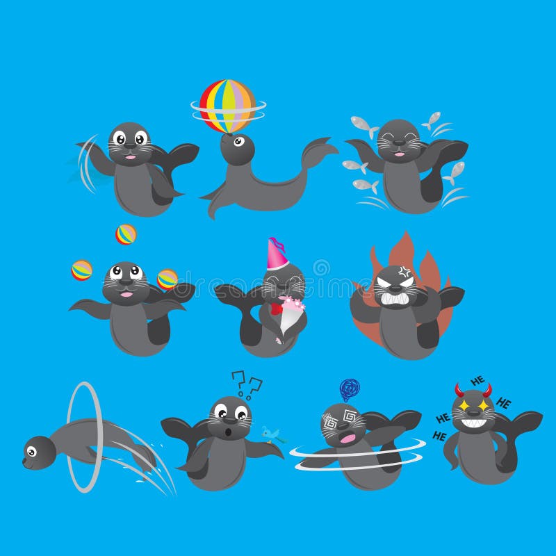 Collection of Men Doing Stretching. Vector Illustration Decorative ...