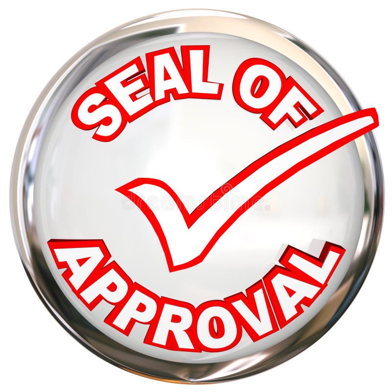 Seal of Approval Quality Control Endorsement Label Stamp Stock ... Seal of Approval Quality Control Endorsement Label Stamp Stock ...