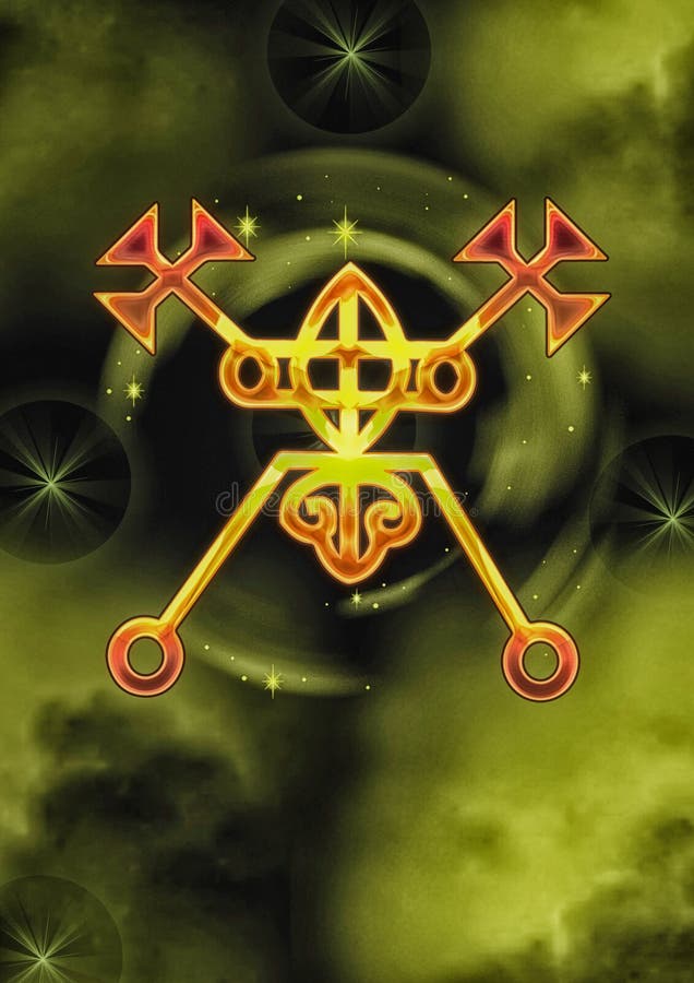 Seal of Baal stock illustration. Illustration of mystical - 68172030