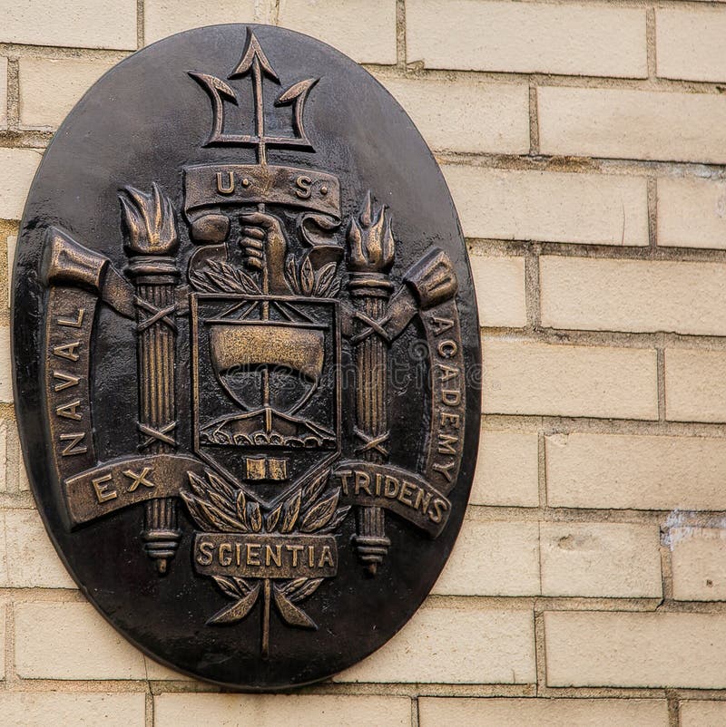 Coat-of-Arms United States Naval Academy Editorial Stock Photo - Image ...