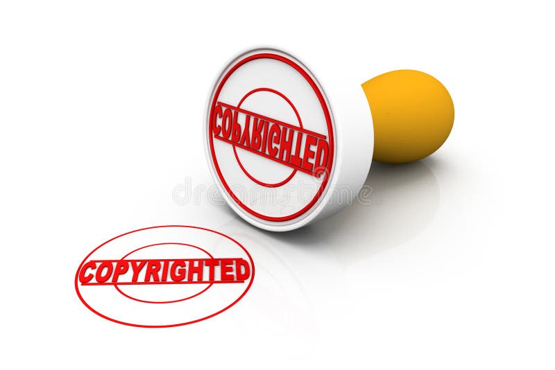 Copyright stamp stock illustration. Illustration of right - 13422105