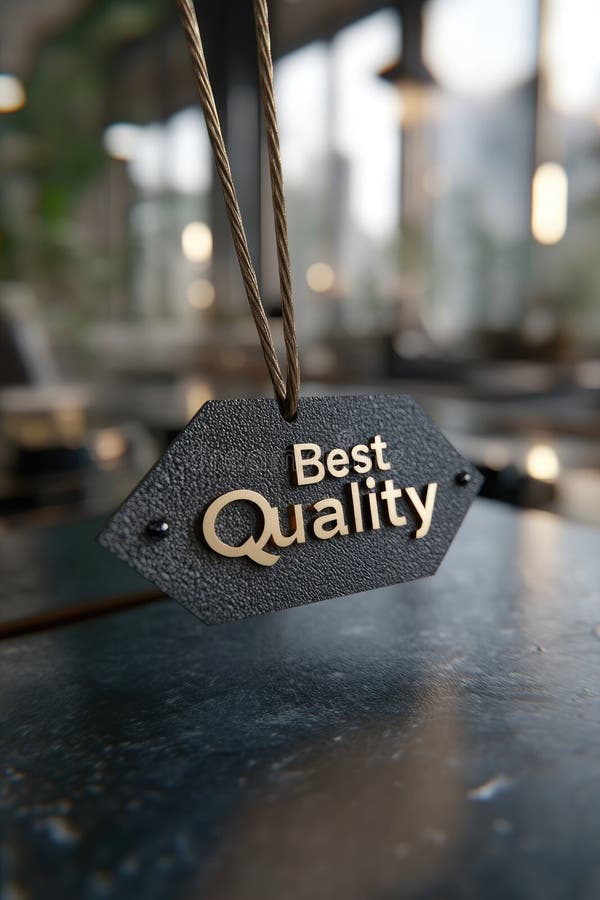 Seal of Distinction: Graphic Showcasing Phrase Best Quality As Hallmark ...