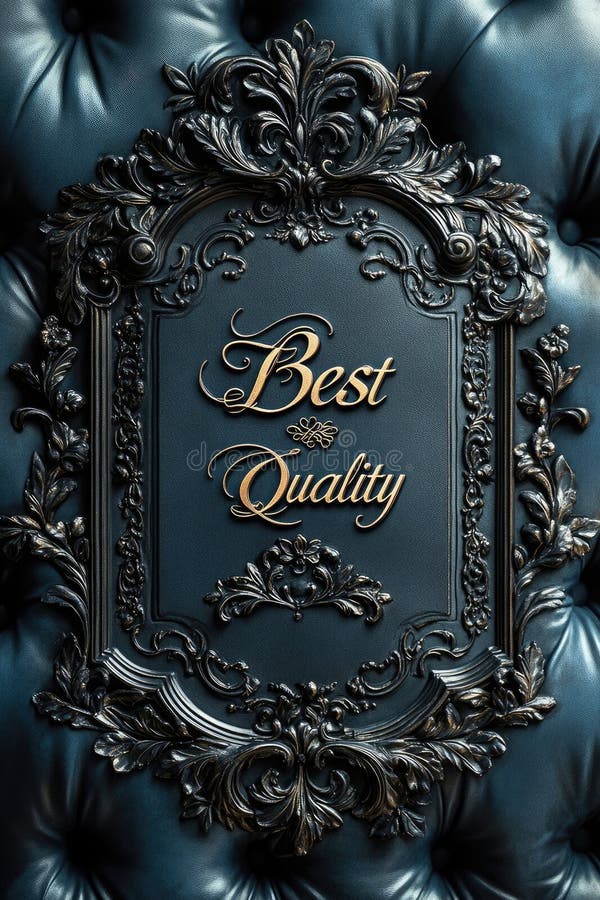Seal of Distinction: Graphic Showcasing Phrase Best Quality As Hallmark ...