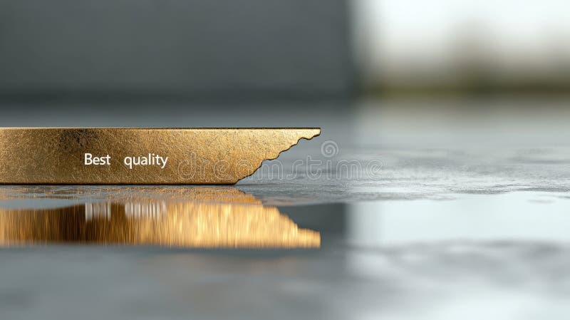 Seal of Distinction: Graphic Showcasing Phrase Best Quality As Hallmark ...