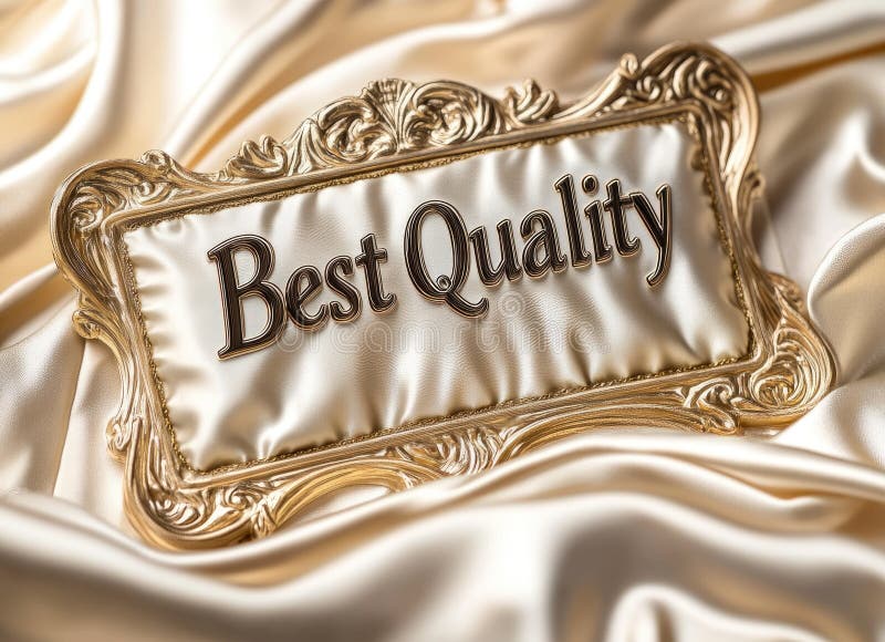Seal of Distinction: Graphic Showcasing Phrase Best Quality As Hallmark ...