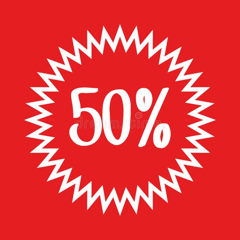 Seal offer percent icon stock illustration. Illustration of token ...