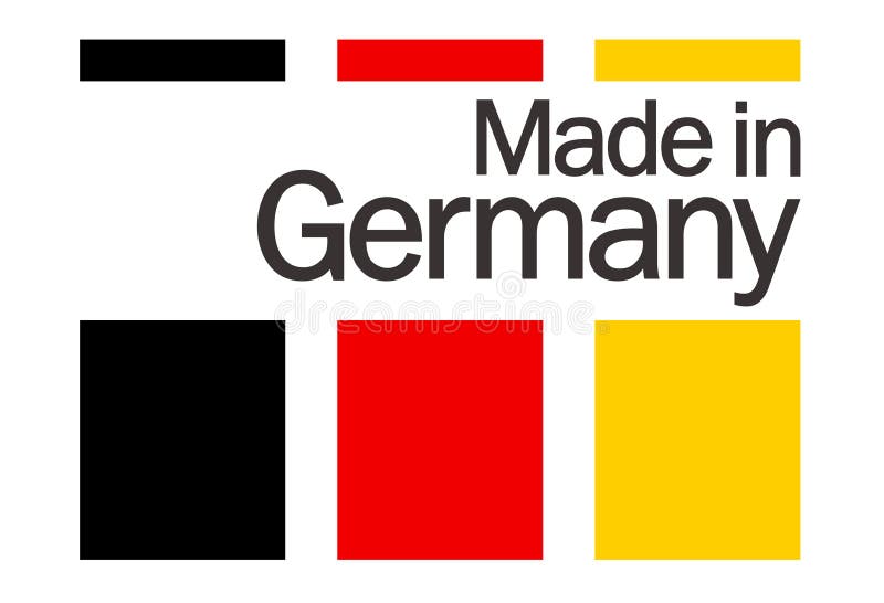 Seal of Quality Made in Germany Stock Vector - Illustration of black ...