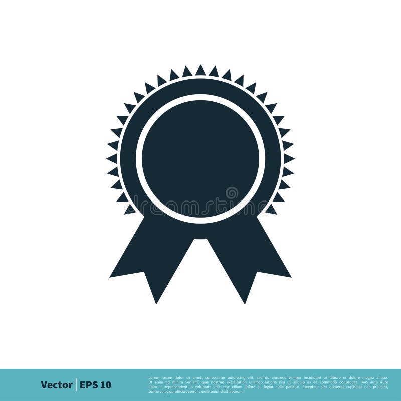 Seal Ribbon Emblem Icon Vector Logo Template Illustration Design ...