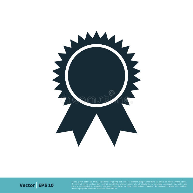 Seal Ribbon Emblem Icon Vector Logo Template Illustration Design ...