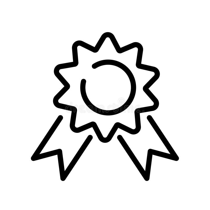 Seal with ribbon stock vector. Illustration of ribbon - 347831911