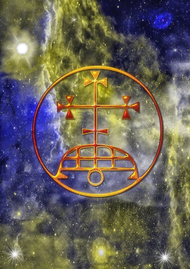 Seal of Azazel stock illustration. Illustration of azazel - 68169197
