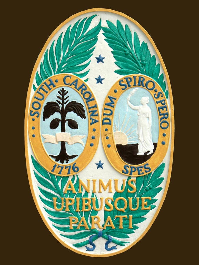 Seal of State South Carolina Stock Image - Image of america, flag: 5285939