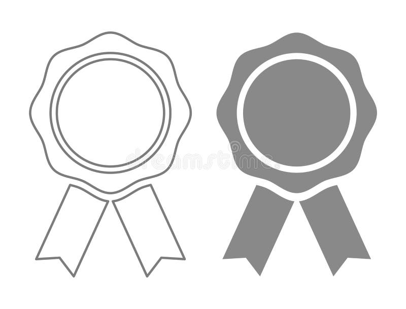 Wax Seal Outline Stock Illustrations – 713 Wax Seal Outline Stock ...