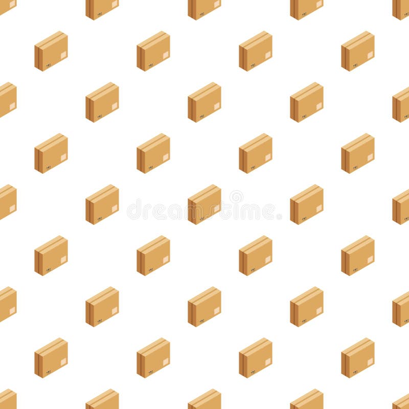 Sealed Box Pattern Seamless Vector Stock Vector - Illustration of ...