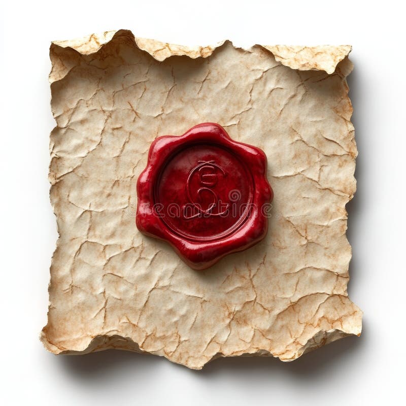 Sealed Document stock illustration. Illustration of certificate - 335265169