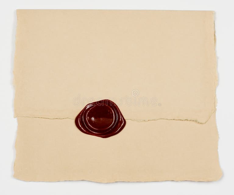 Sealed envelope stock image. Image of insignia, post, mail - 3606291