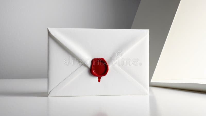 Sealed Envelope Symbolizing a Fulfilled Commitment and Trusted Promise ...
