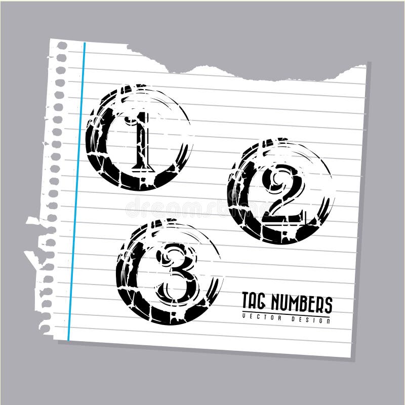 Numbers Seals Stock Illustrations – 45 Numbers Seals Stock ...