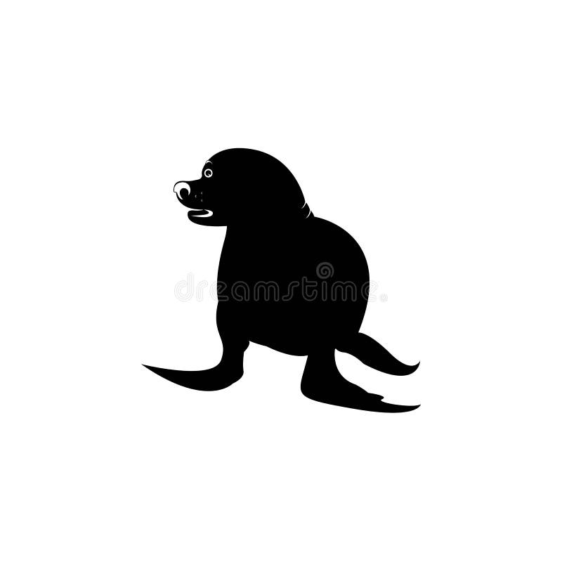 Seals vector icon stock vector. Illustration of icon - 253719234
