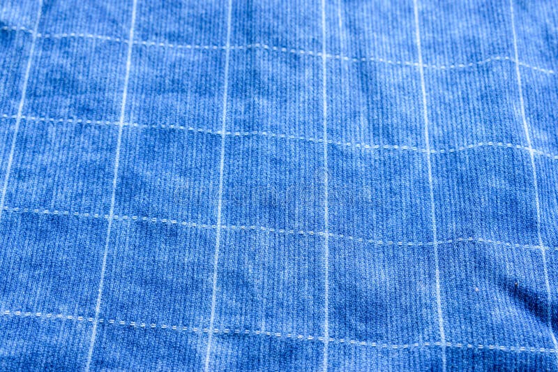 Seam of Blue Denim Jean Texture Background Stock Illustration ...