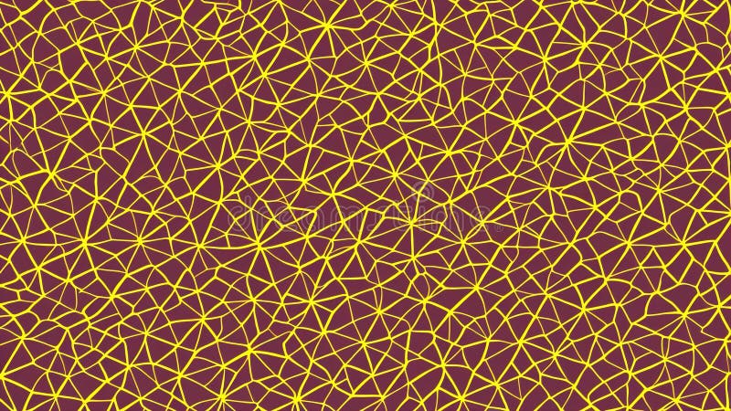 A Seam Pattern with Yellow Lines on a Maroon Background Stock ...