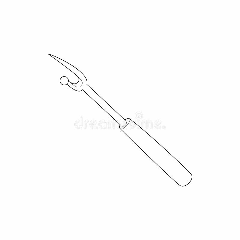Seam Ripper Icon, Cartoon Style Stock Illustration - Illustration of ...