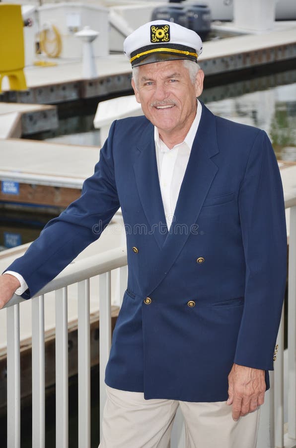 Seaman Captain stock photo. Image of adult, sailor, uniform - 20098060