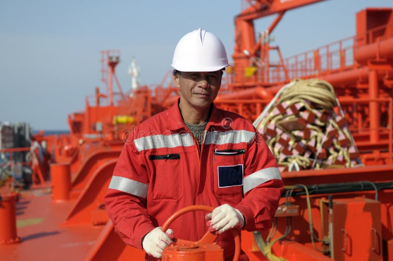 Seamen - boatswain stock image. Image of ship, devices - 8772431