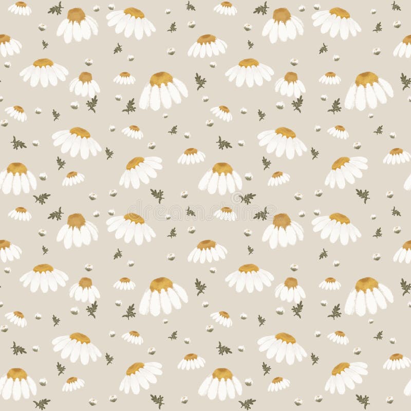 Cute Tiny White Flower Hand Drawn Pattern. Perfect for World Print ...