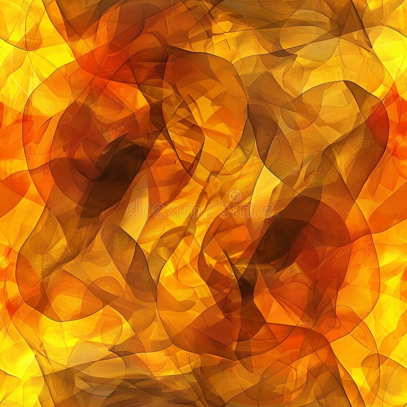 Seamless Abstract Amber Background, Design Art Pattern Stock ...
