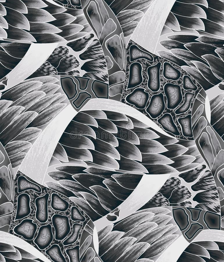 Seamless Abstract Antique Design Background Stock Illustration ...