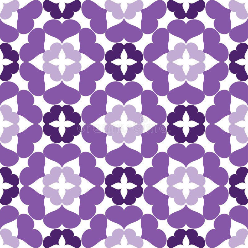 Seamless Abstract Art Lilac Pattern Stock Vector - Illustration of ...