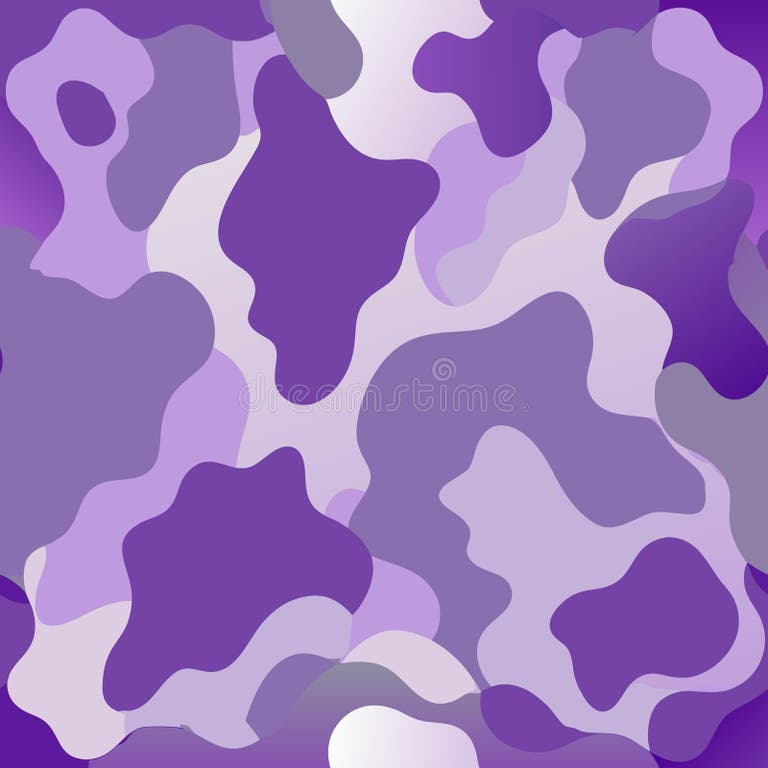 Seamless Abstract Art Lilac Pattern Vector Illustration Stock Vector ...