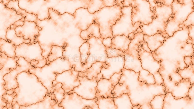 Abstract Peach Marble Texture with Jagged Dark Veins Stock Illustration ...
