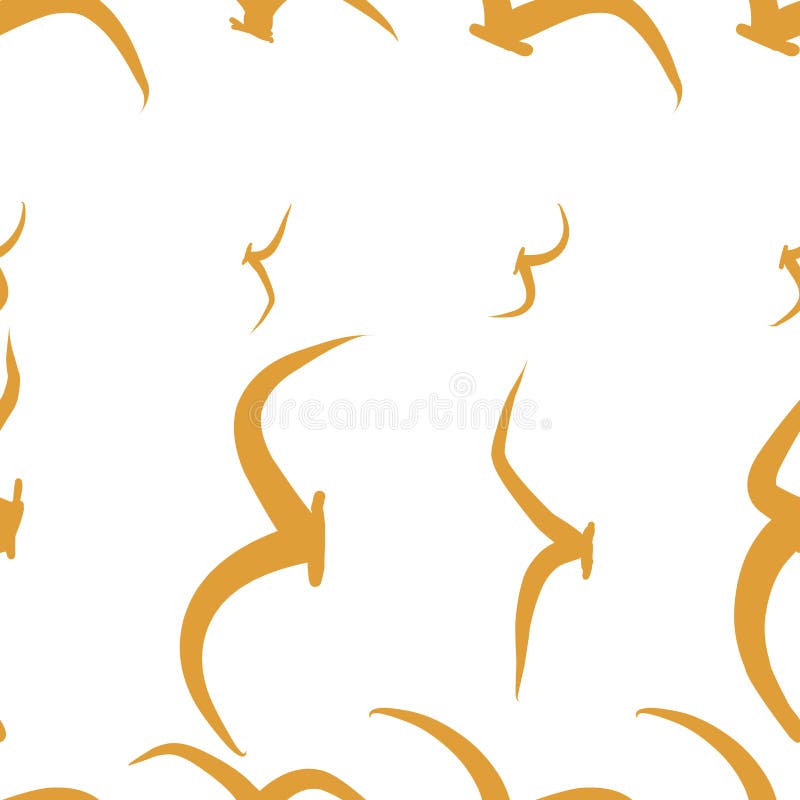 Seamless Abstract Background with Flying Birds. Effect, Repeat, Artwork ...