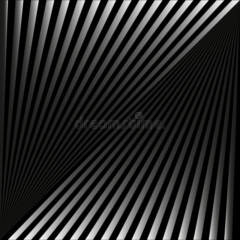 Abstract Background in the Form of Gray Rays and Stripes on Black ...