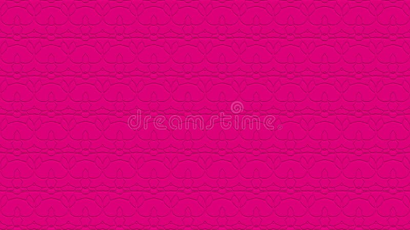 Seamless Abstract Background in Hot Pink Tones with Scribbles Stock ...