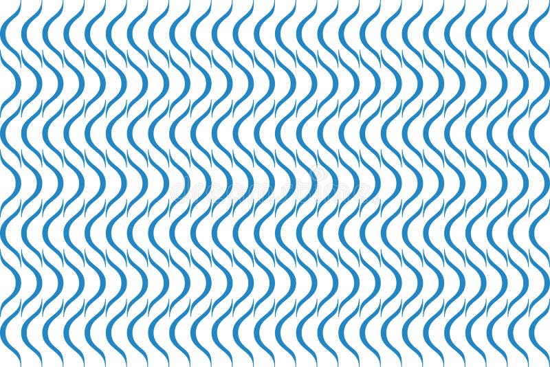 Seamless, Abstract Background Made with Curvy Blue Colored Geometric ...