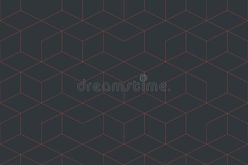 Seamless, Abstract Background Made with Lines Forming Three Dimensional ...
