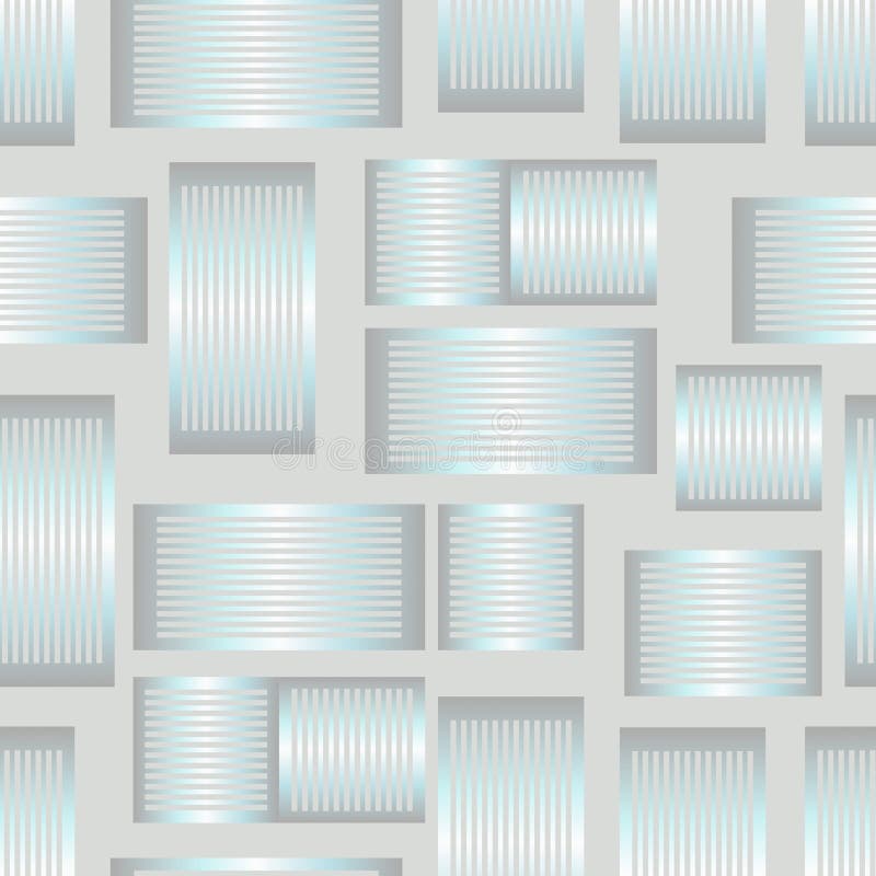 Seamless Abstract Background with Metallic Silver Rectangle Patterns ...