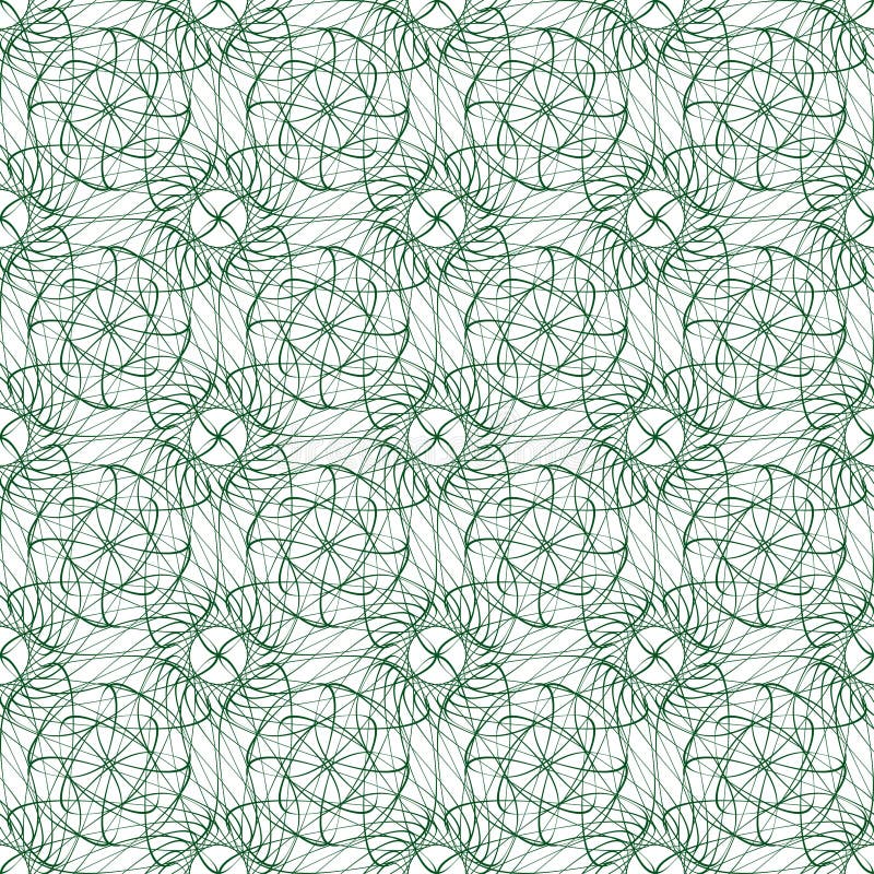 Seamless Abstract Background Pattern Guilloche Ornament Stock Vector ...