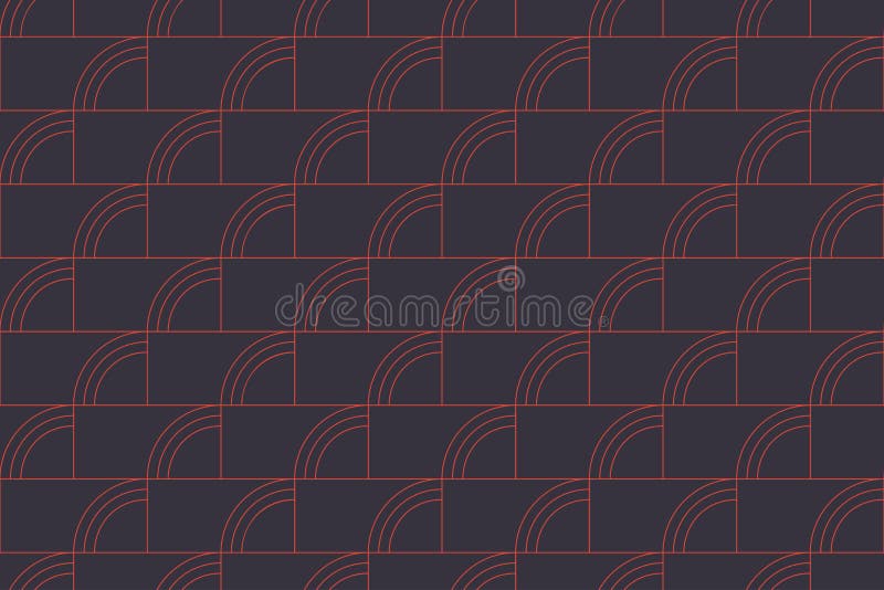 Seamless, Abstract Background Pattern Made with Rectangles and Circular ...