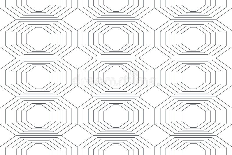 Seamless Abstract Background Pattern Made with Repeated Octagon Shapes ...